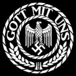 Bumper Sticker: Gott Mit Uns Swastika vinyl sticker – White Shop